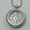 Compass Glass Locket – Be Inspired UP