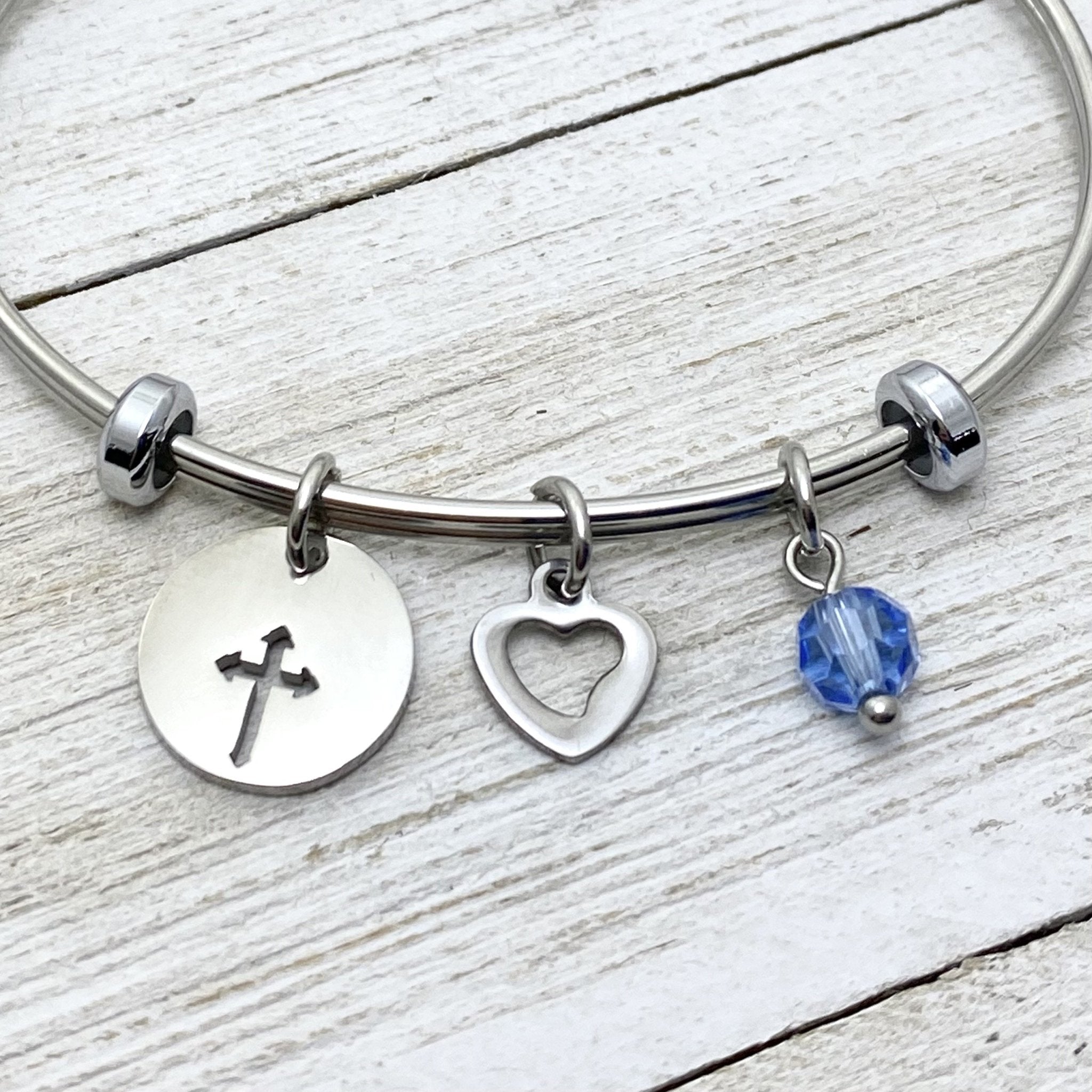 Cross Charmed Cuff Bracelet – Be Inspired UP