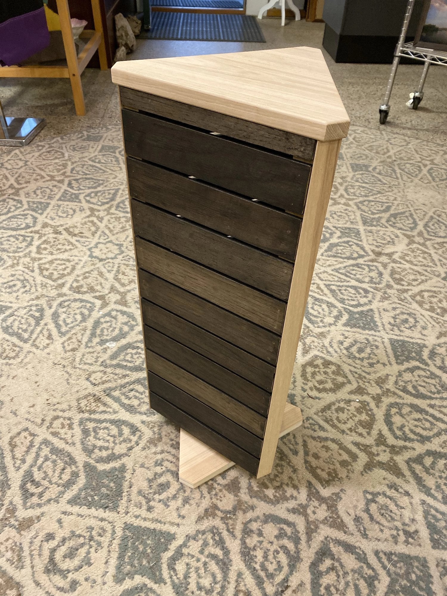 Display 3 Sided, Wood Rotating Deluxe – Be Inspired UP