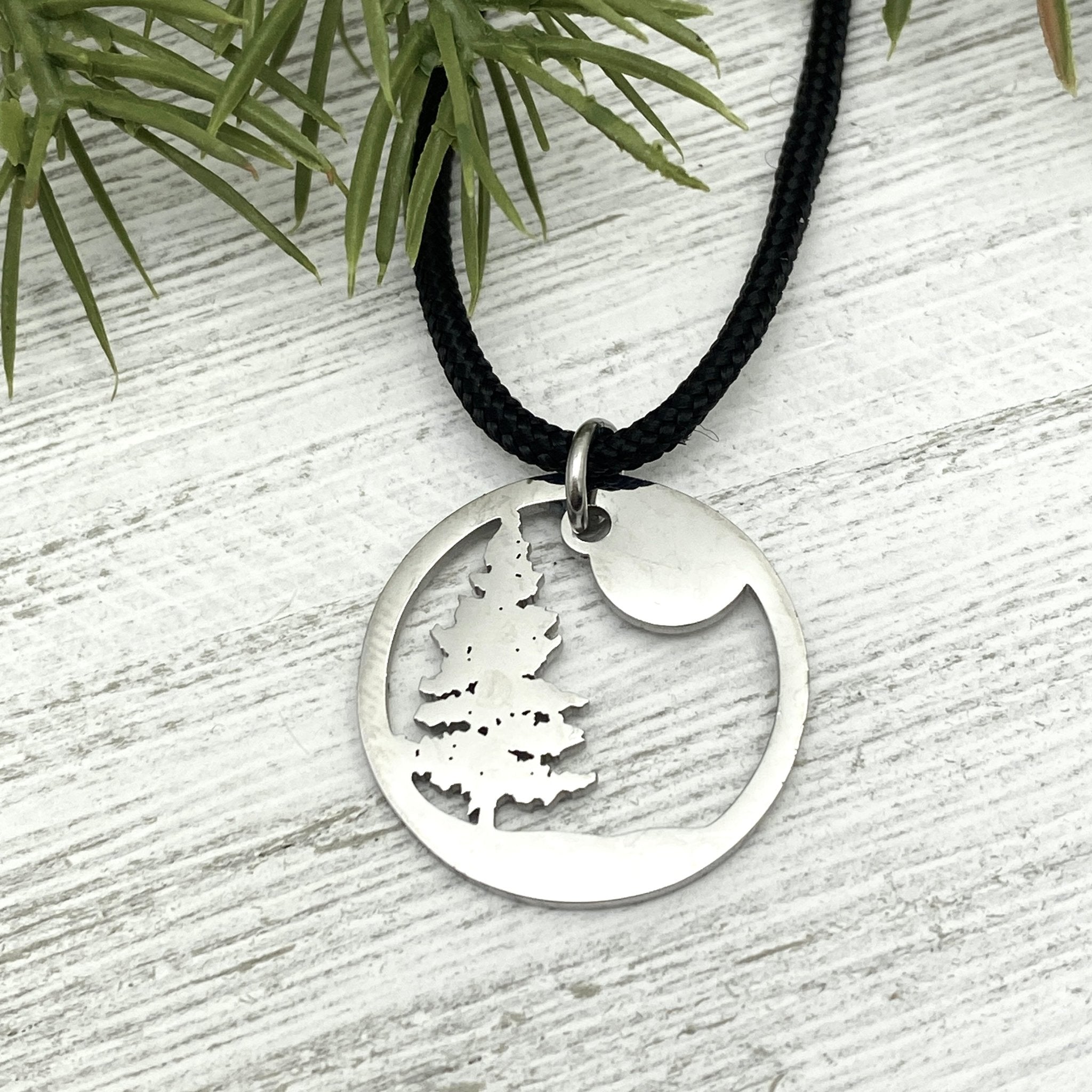 Lone Pine Tree Pendant, large, petite or mini – Be Inspired UP