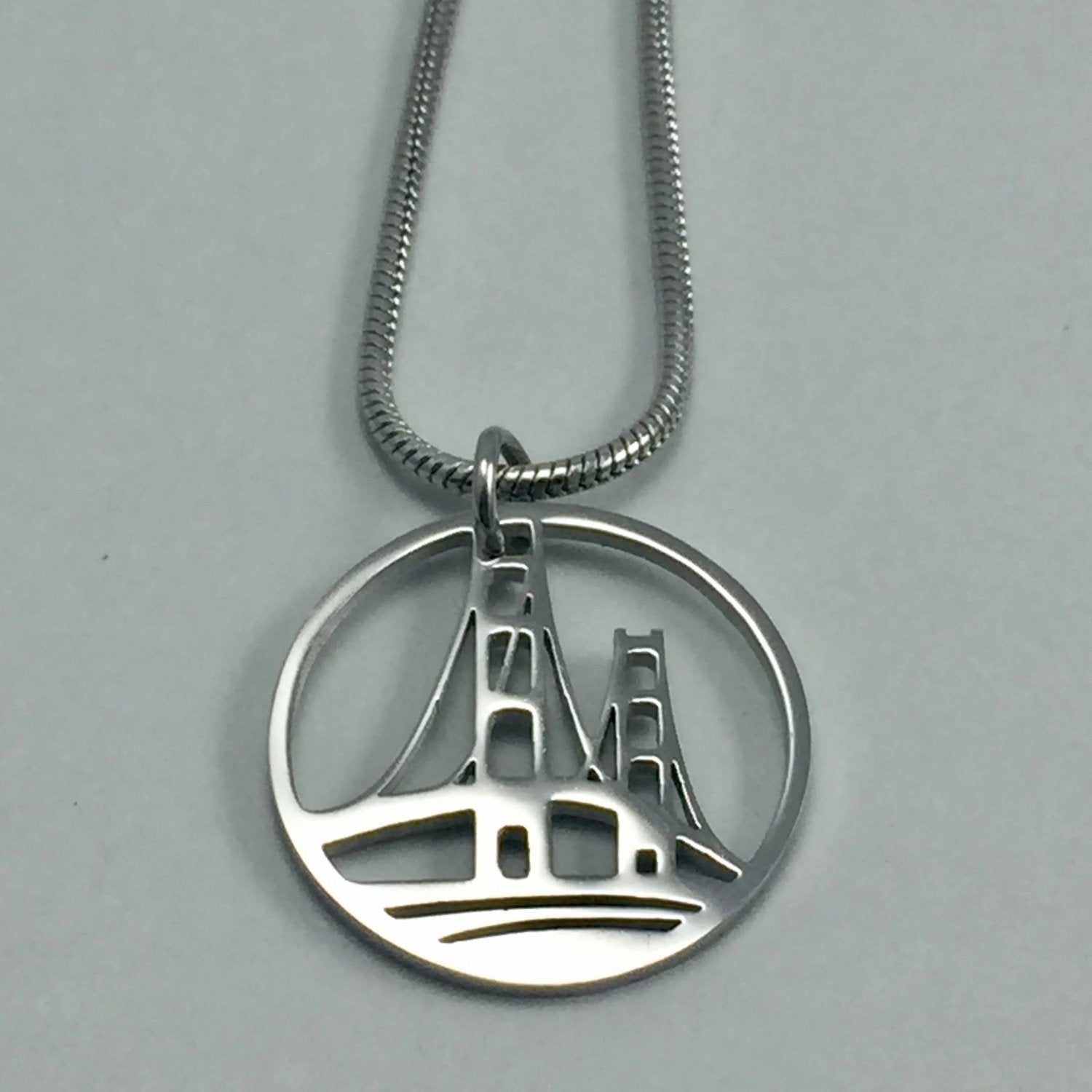 Mackinac Bridge Pendant, large or petite – Be Inspired UP